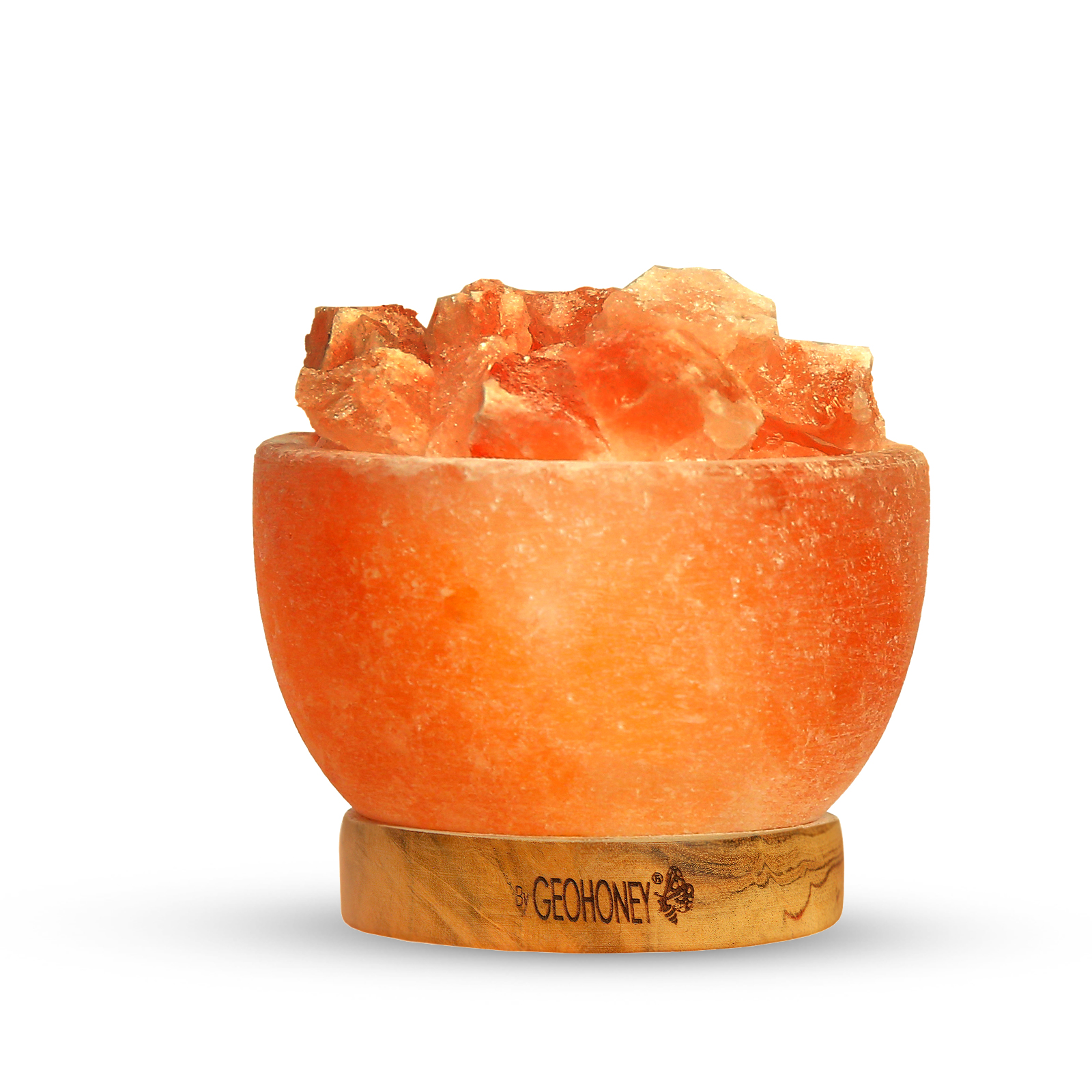 Himalayan Salt Fire Bowl with USB Mini | Geohoney
