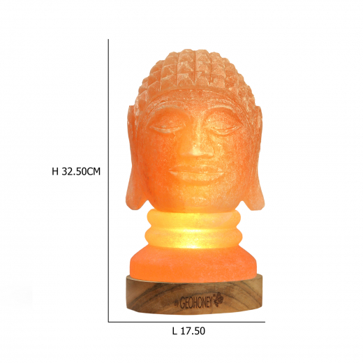 Himalayan Salt Lamp - Buddha Statue | Geohoney