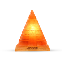 Pyramid Shaped Himalayan Salt Lamp | Geohoney