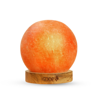 Himalayan Salt Lamp with USB Mini | Round Shape | Geohoney