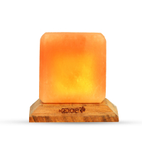 Himalayan Salt Lamp with USB Mini | Square Shape | Geohoney